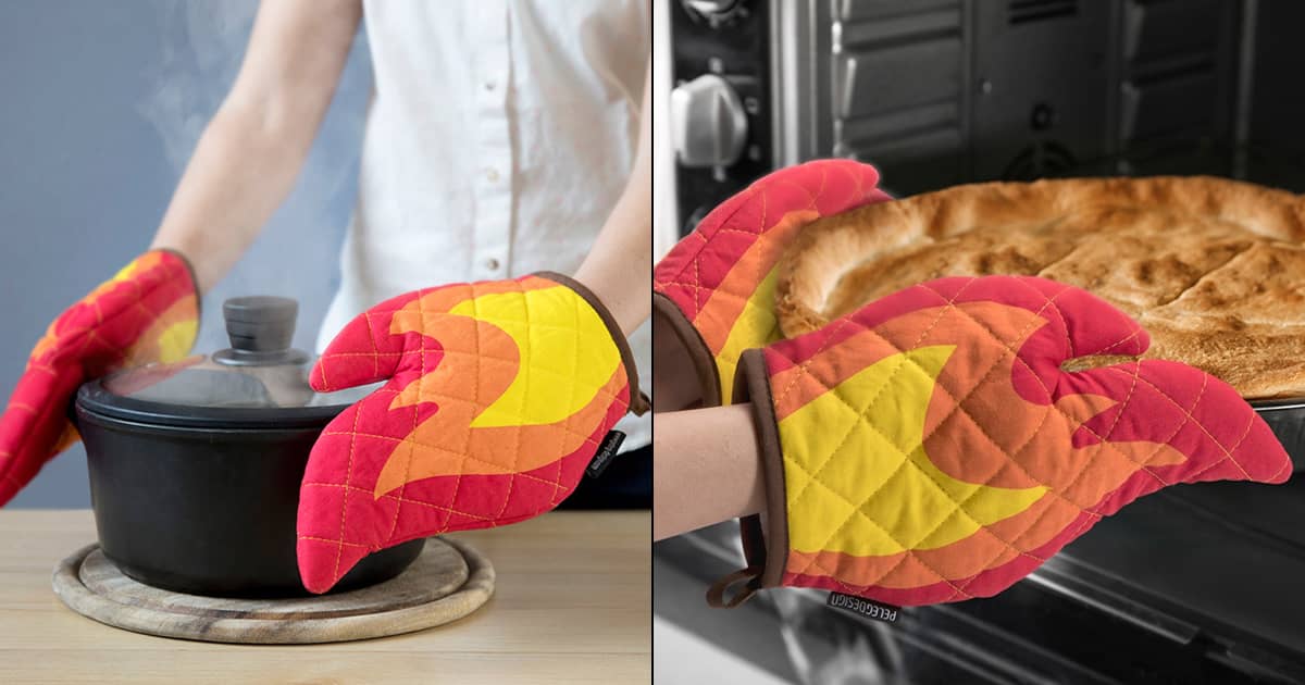 Flamitts - Flame Oven Mitts | The Green Head