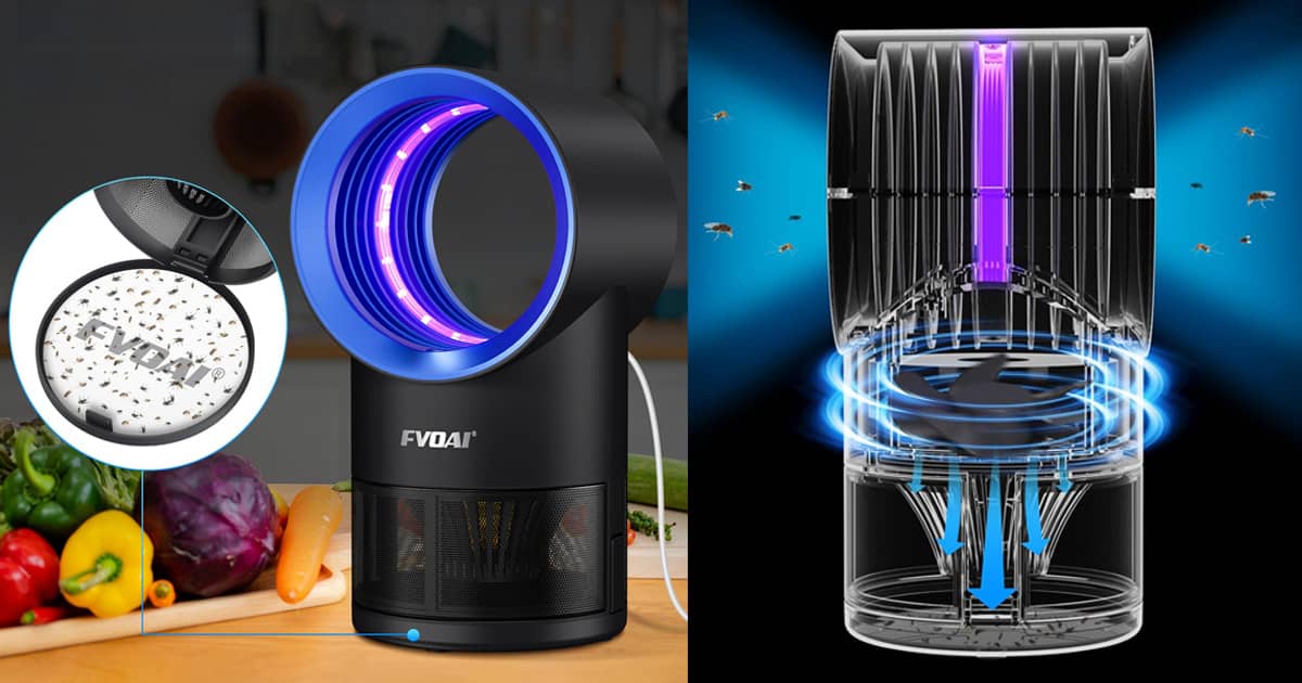 Flying Insect Pest Suction Trap - Gnats, Mosquitoes, Flies, and More ...