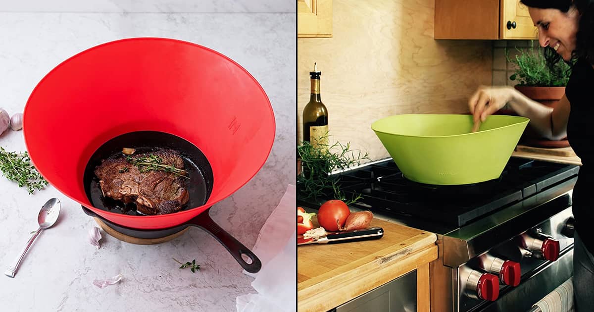 Frywall - Silicone Splatter Guard Cone | The Green Head