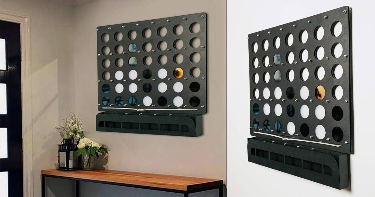 Giant 4-in-a-Row Wall Game / Decorative Dot Pattern Wall Art | The ...