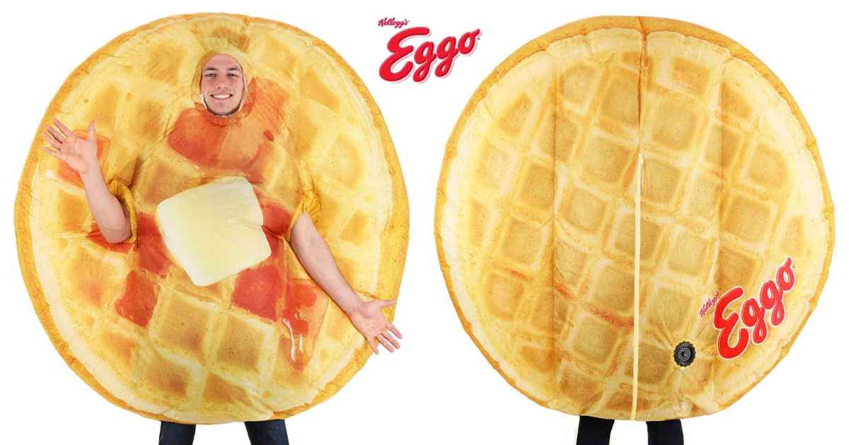 Giant Inflatable Eggo Waffle Costume | The Green Head