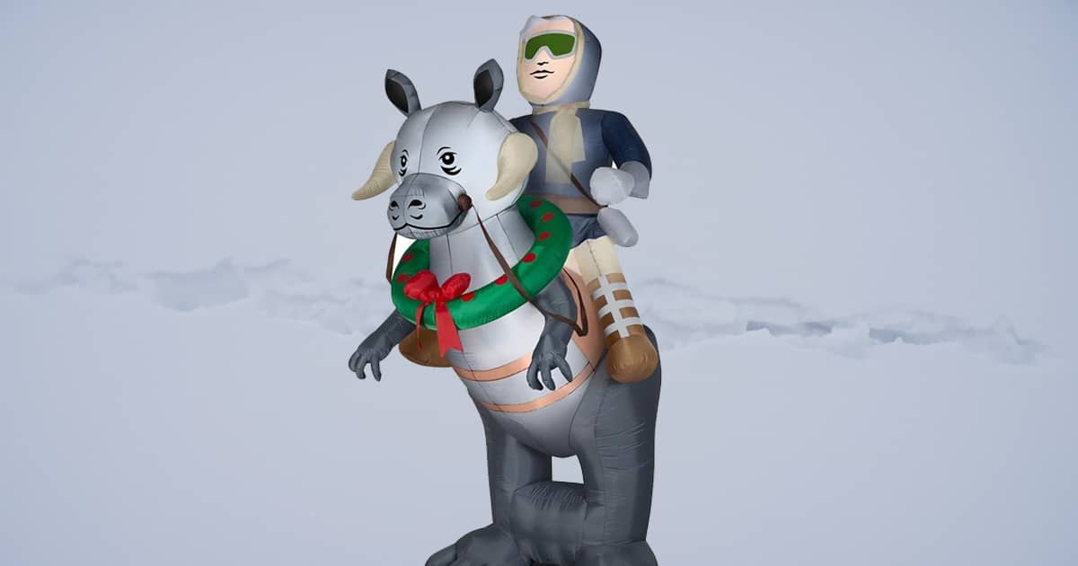 Giant Inflatable Star Wars TaunTaun with Han Solo | The Green Head