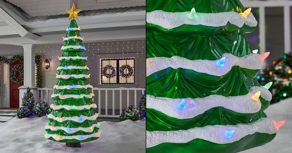 Giant Outdoor Color-Changing Christmas Tree | The Green Head