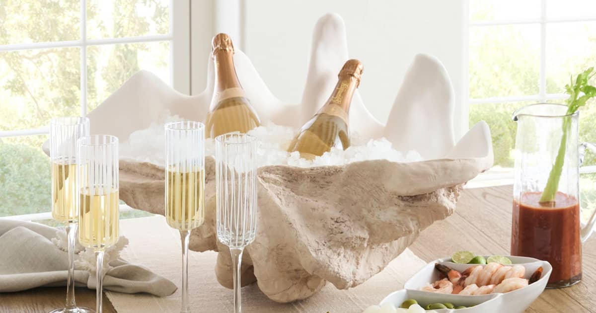 Giant Clam Shell Champagne Bucket | The Green Head