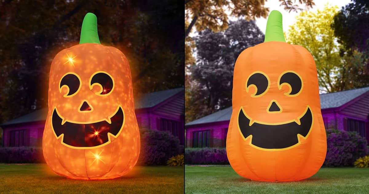 Gigantic 16 Ft Inflatable Jack-O'-Lantern Pumpkin | The Green Head