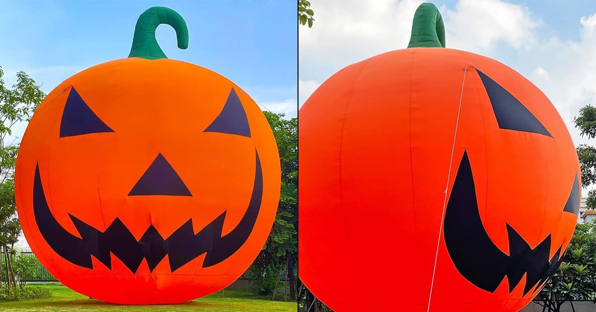 Gigantic 40-Ft Tall Halloween Inflatable Jack-O'-Lantern Pumpkin | The ...