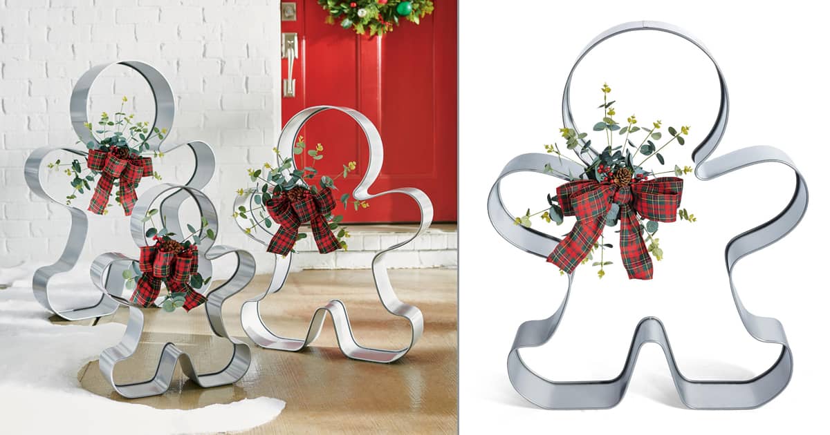Gigantic Gingerbread Man Cookie Cutters | The Green Head