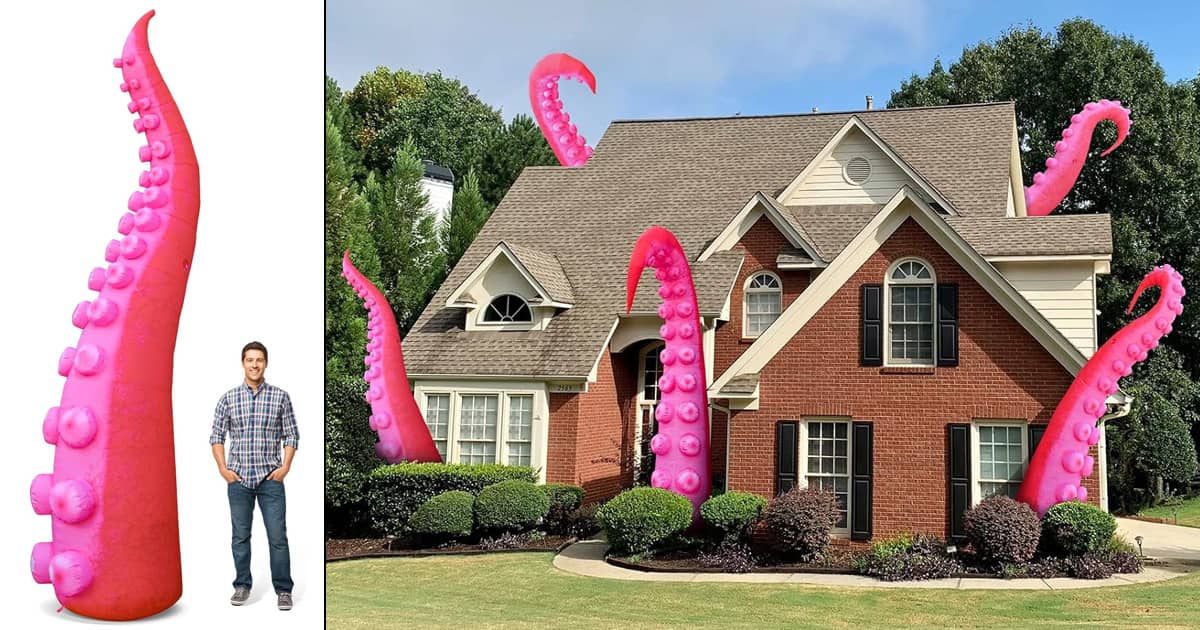 Gigantic Inflatable Octopus Arm - 14.7 Feet Tall! | The Green Head