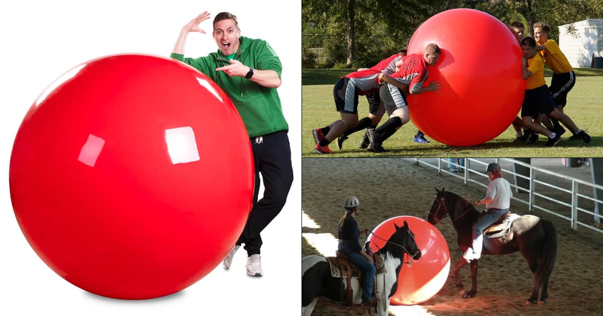 Gymnic MegaBall - Gigantic Multi-Functional Inflatable Ball | The Green ...