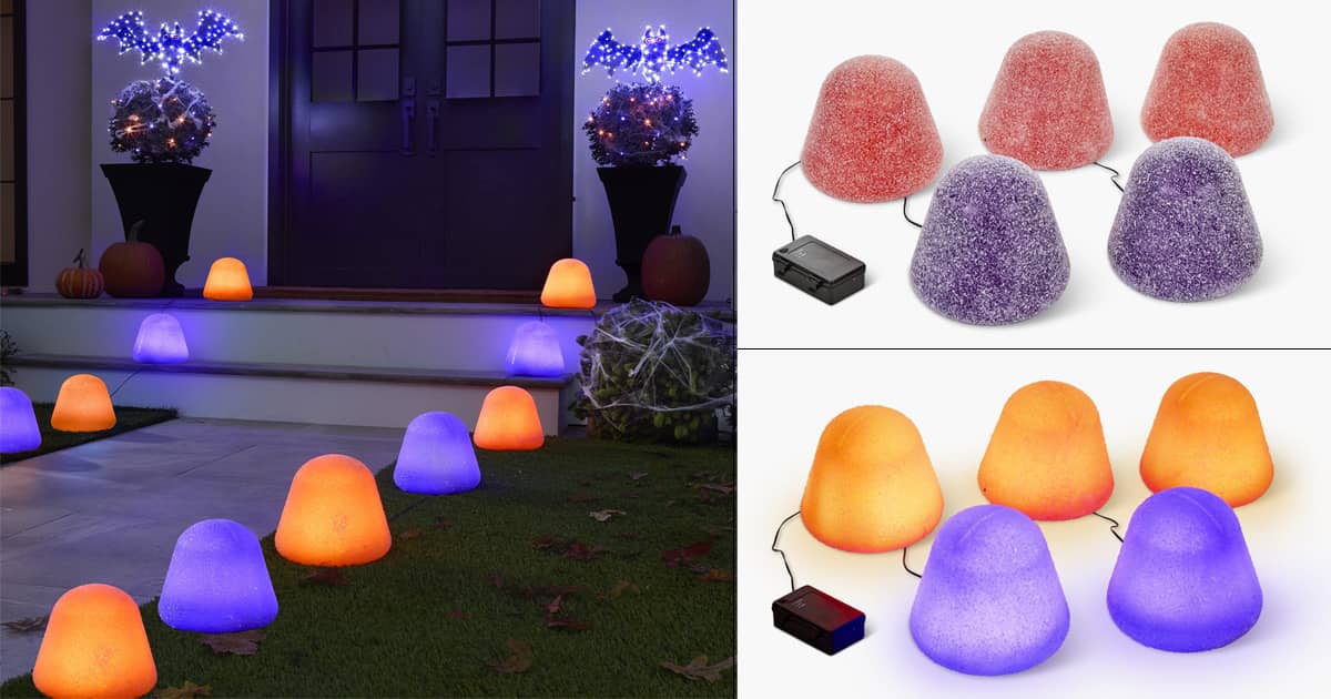 Halloween Gumdrop Pathway Lights | The Green Head
