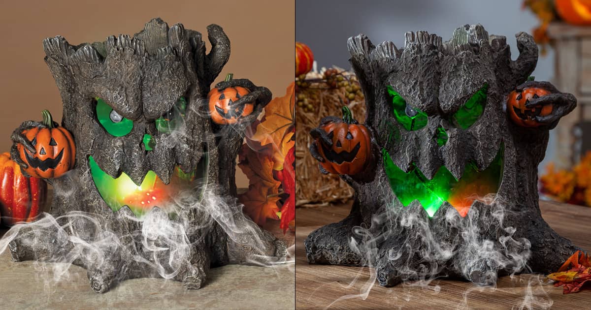 Haunted Misting Tree Stump | The Green Head