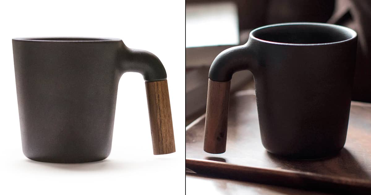 HMM Mugr Japanese Ceramic Coffee Mug Looks And Feels Like Cast Iron