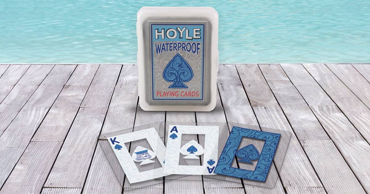Hoyle Clear Waterproof Playing Cards | The Green Head