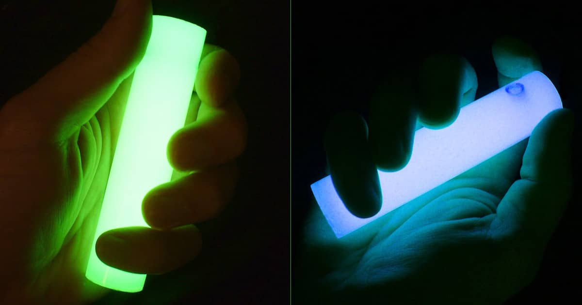 Indestructible Reusable Glow Sticks - Charge From Any Light Source ...