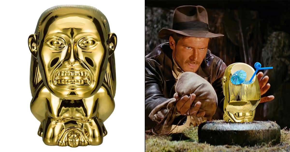 Indiana Jones Golden Fertility Idol Tiki Mug - Raiders of the Lost Ark ...