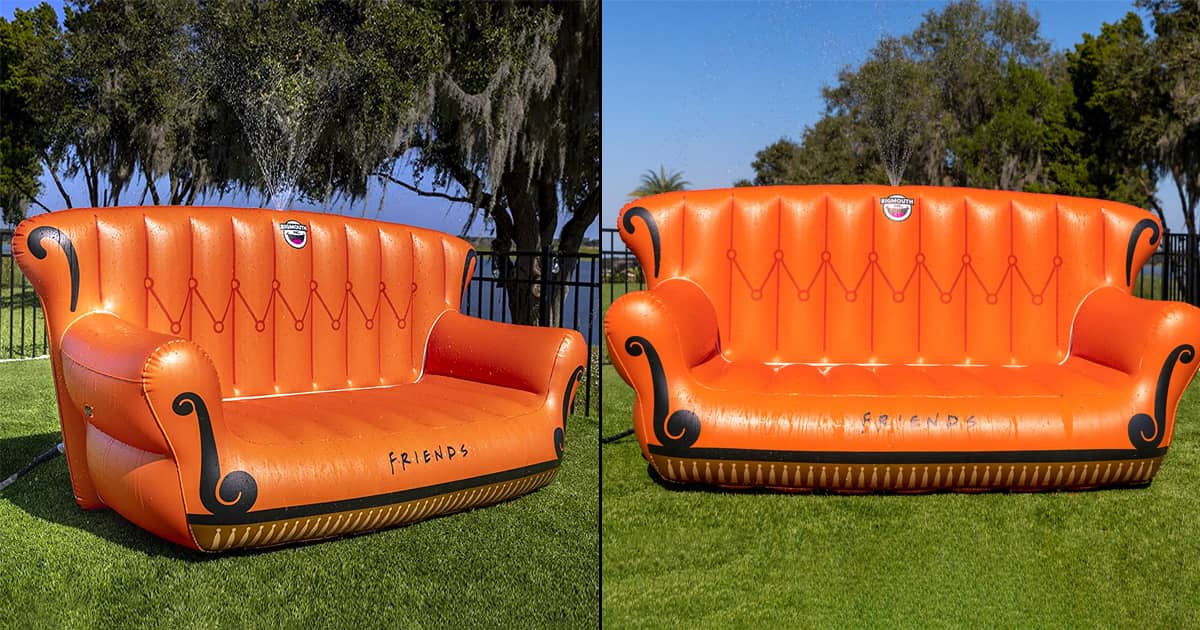 Inflatable FRIENDS Couch Sprinkler | The Green Head