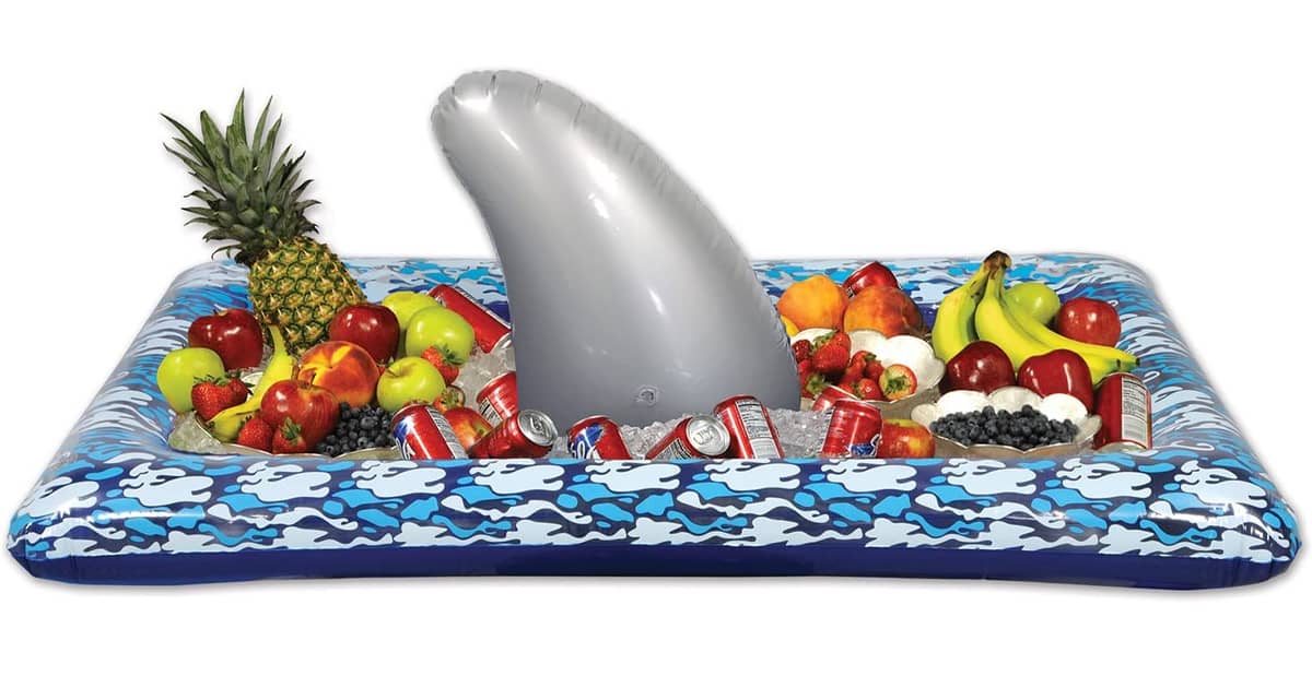 Inflatable Shark Buffet Cooler | The Green Head