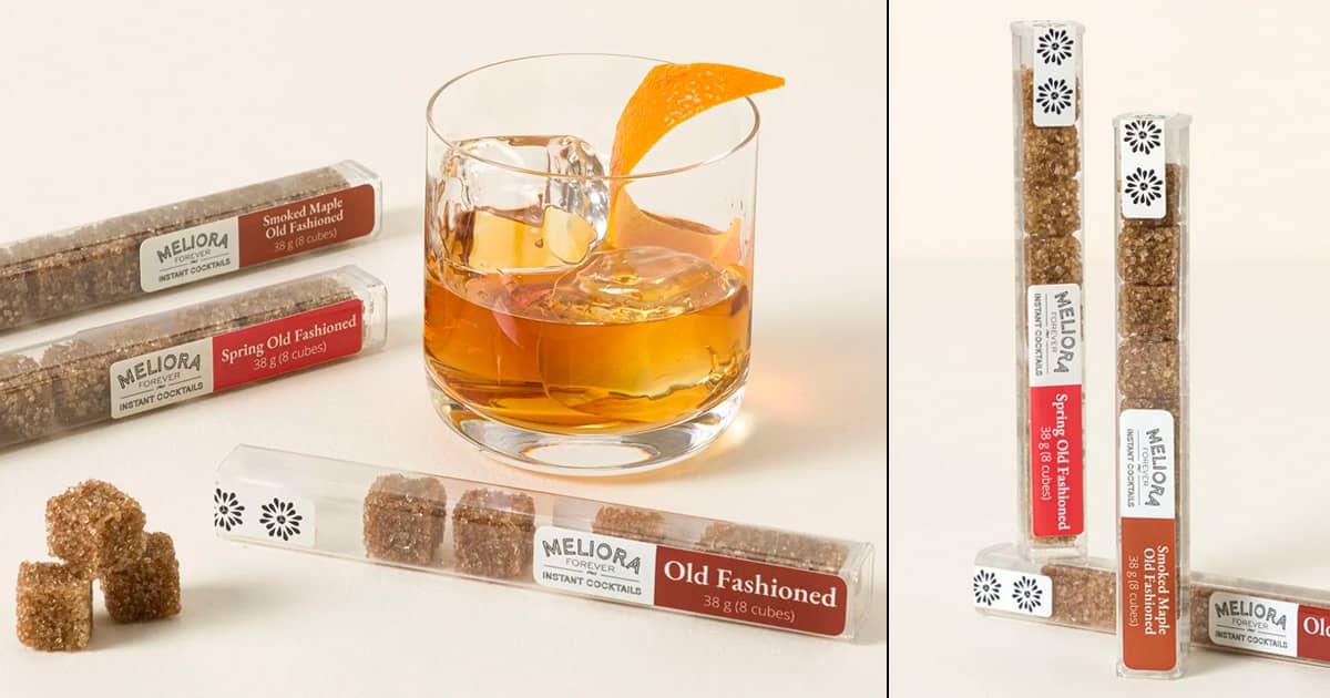 Instant Old-Fashioned Cocktail Cubes | The Green Head