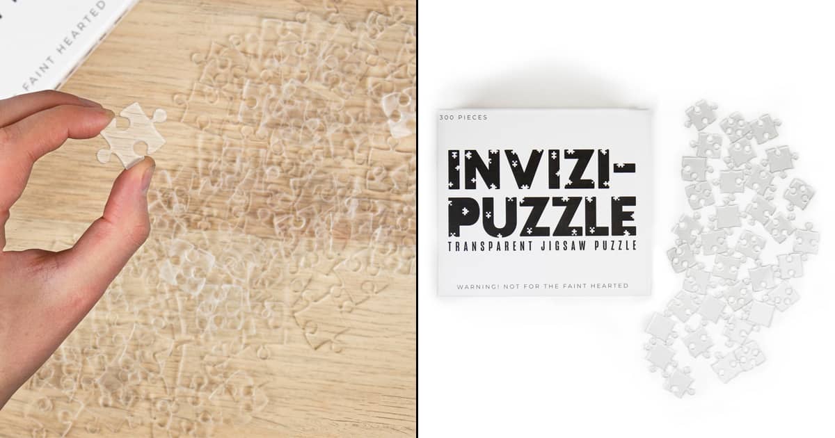 Invisi-Puzzle - Infuriating Transparent Jigsaw Puzzle | The Green Head