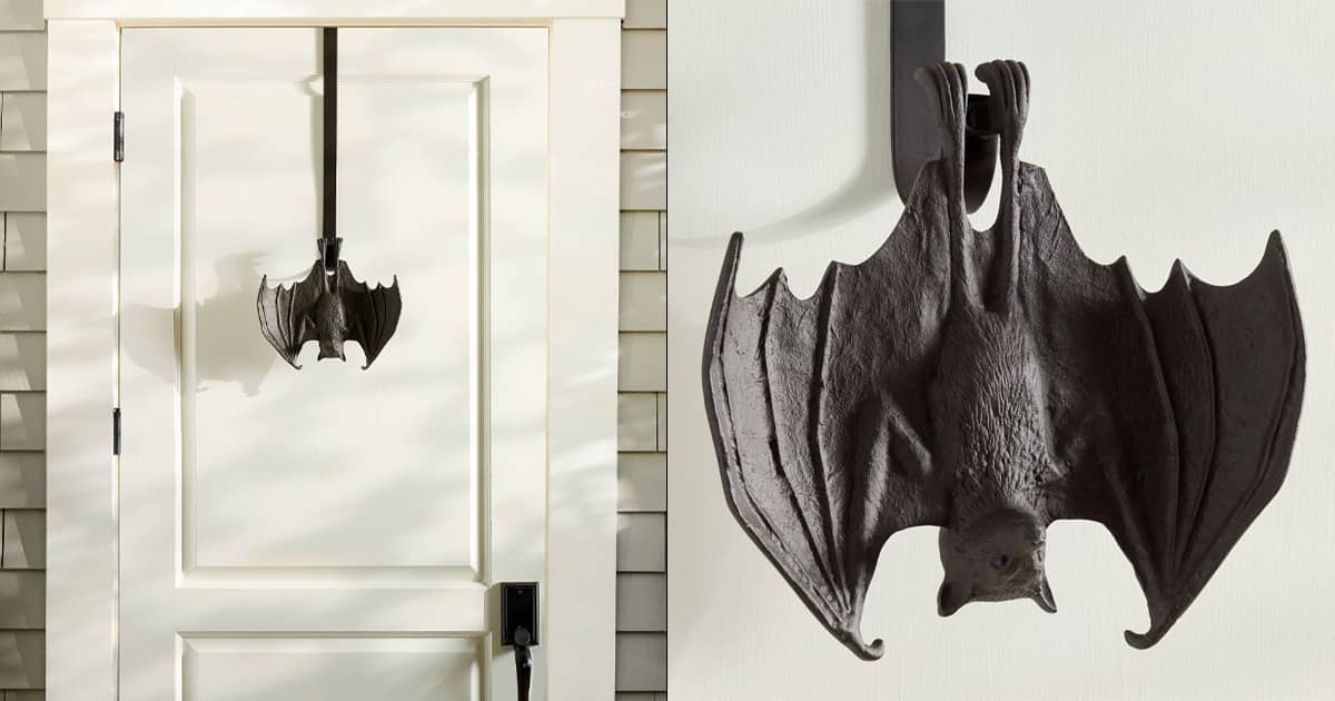 Iron Bat Wreath Hanger | The Green Head