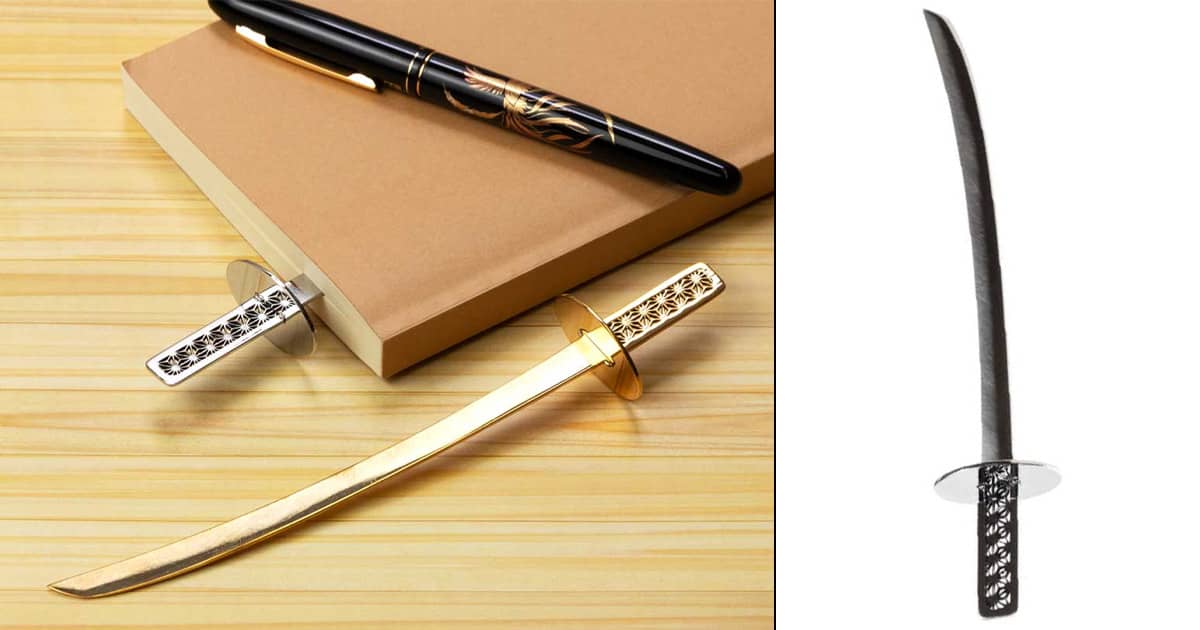 Japanese Katana Sword Bookmark | The Green Head