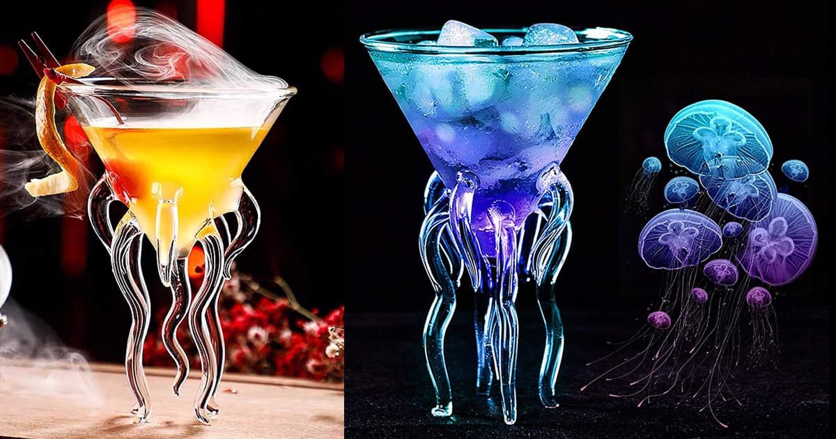 Jellyfish Cocktail Glass | The Green Head
