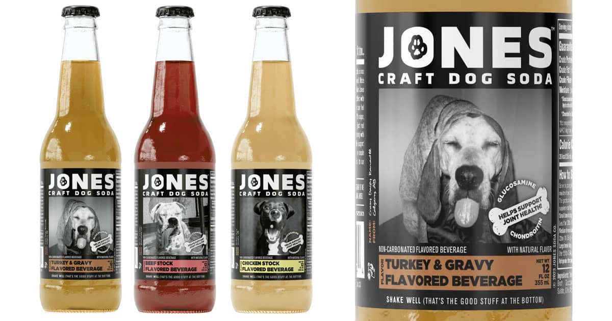 JONES Craft Dog Soda - Flavored Beverages For Dogs | The Green Head