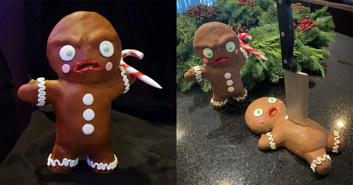 Killer Gingerbread Man Statues | The Green Head