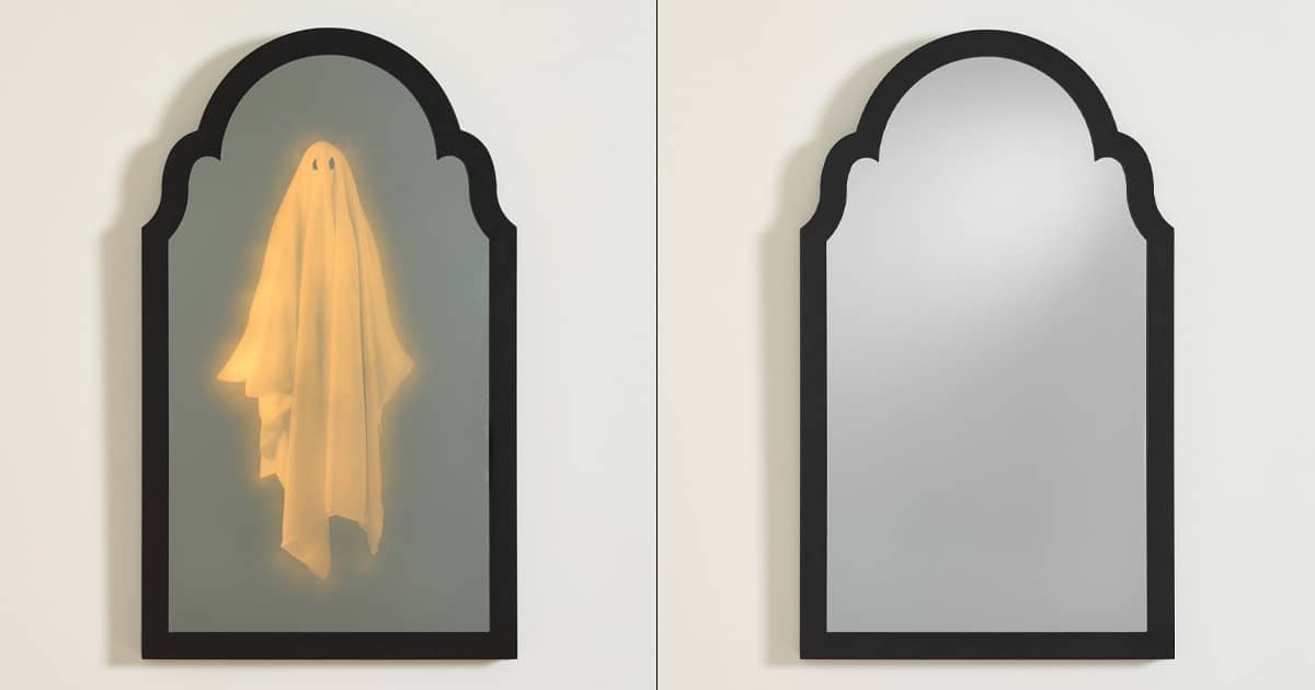 Large Haunted Hologram Ghost Mirror | The Green Head