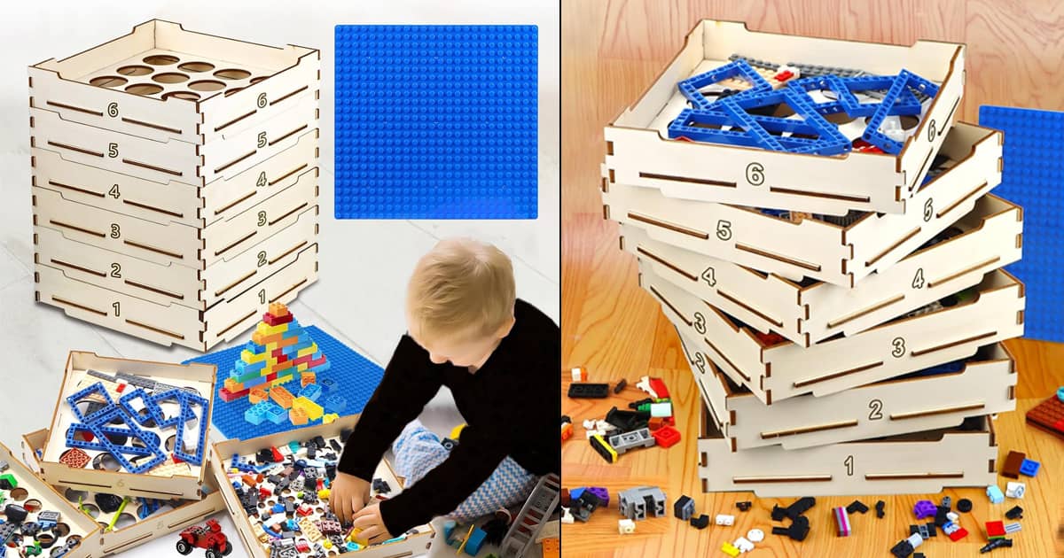 LEGO Brick Sorting Trays | The Green Head