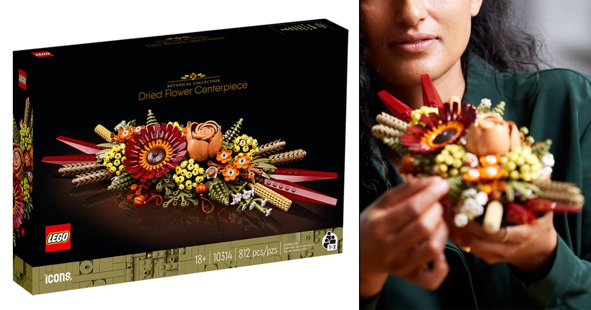 LEGO Dried Flower Centerpiece | The Green Head