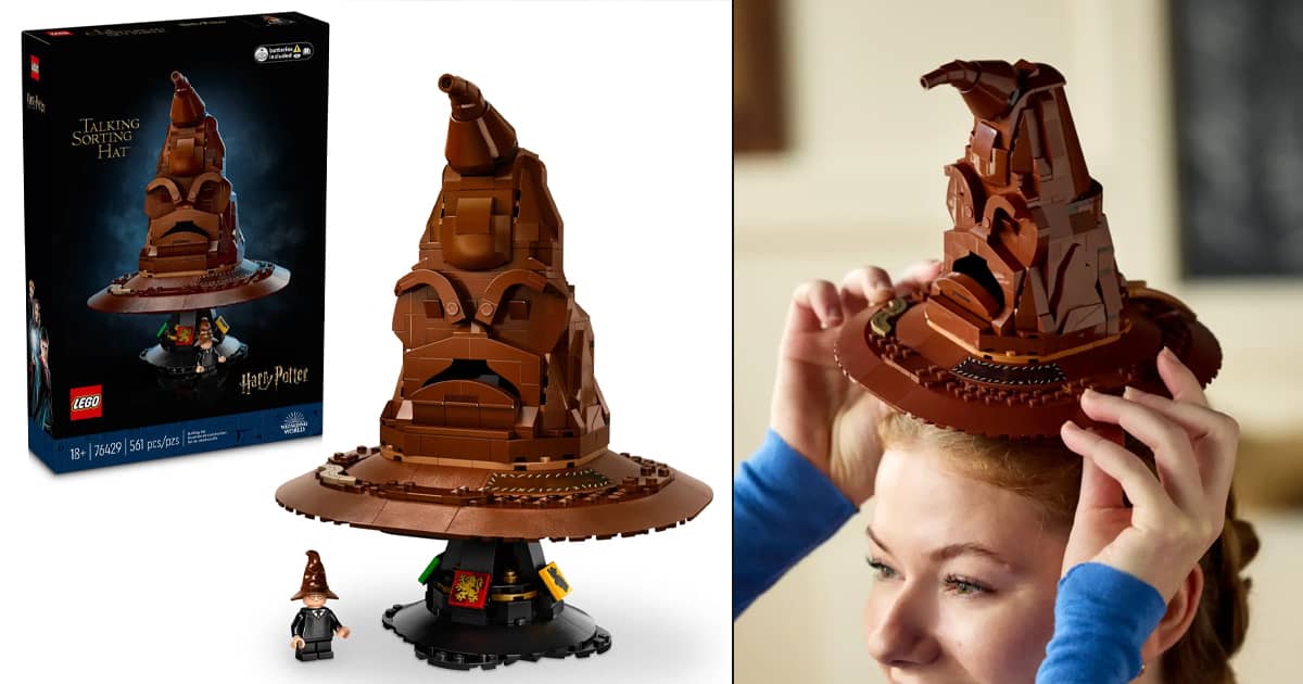 LEGO Harry Potter Talking Sorting Hat - It Actually Speaks! | The Green ...