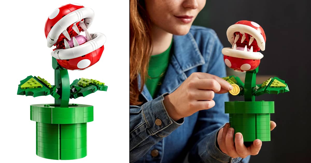 LEGO Super Mario Piranha Plant - 540 Pieces! | The Green Head
