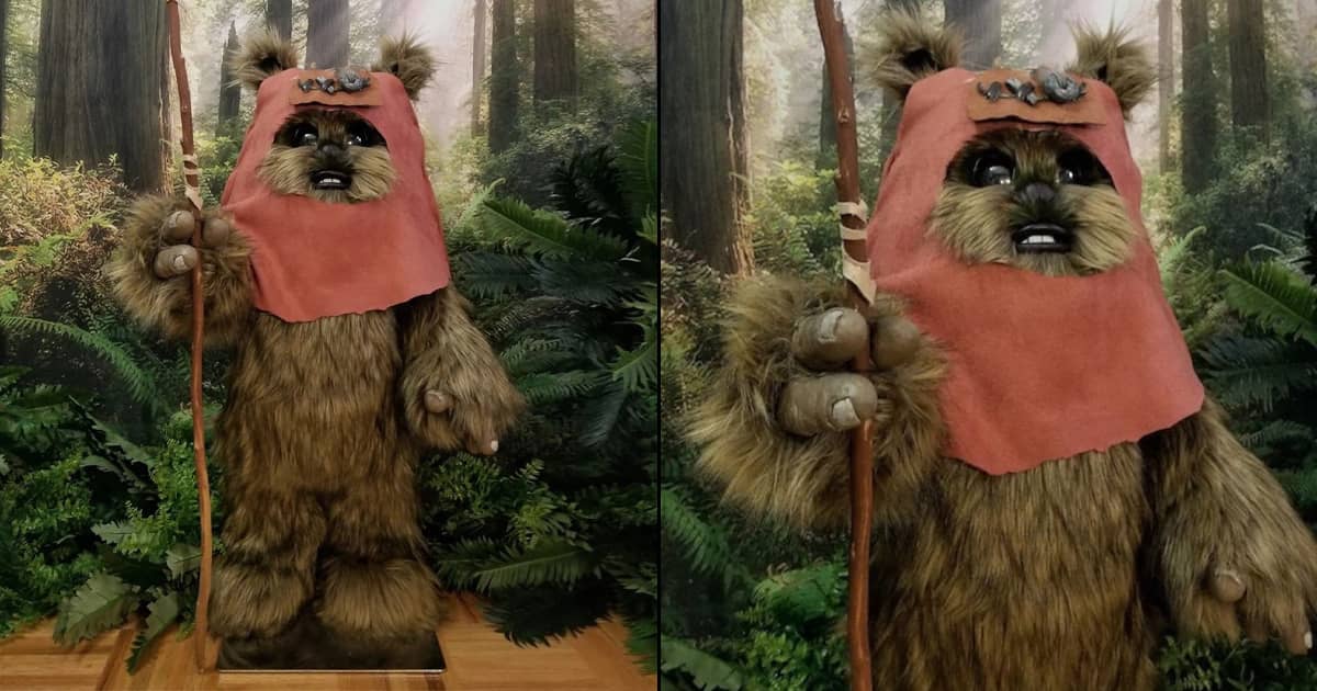 Lifesize Wicket the Ewok Statue | The Green Head