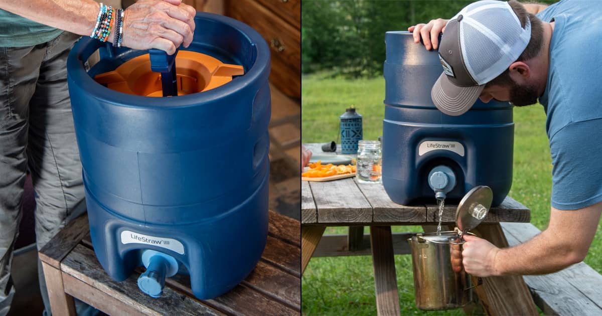 LifeStraw Escape - Portable 5-Gallon Pressurized Water Purifier | The ...
