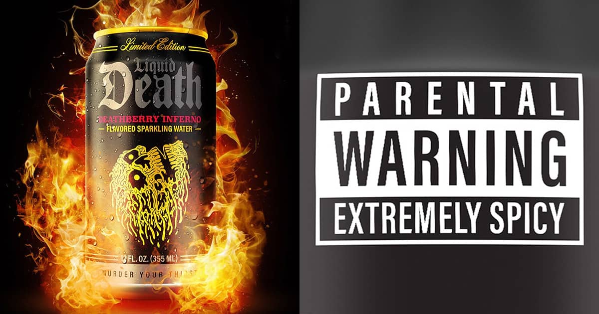 Liquid Death Deathberry Inferno - Spicy Sparkling Water | The Green Head