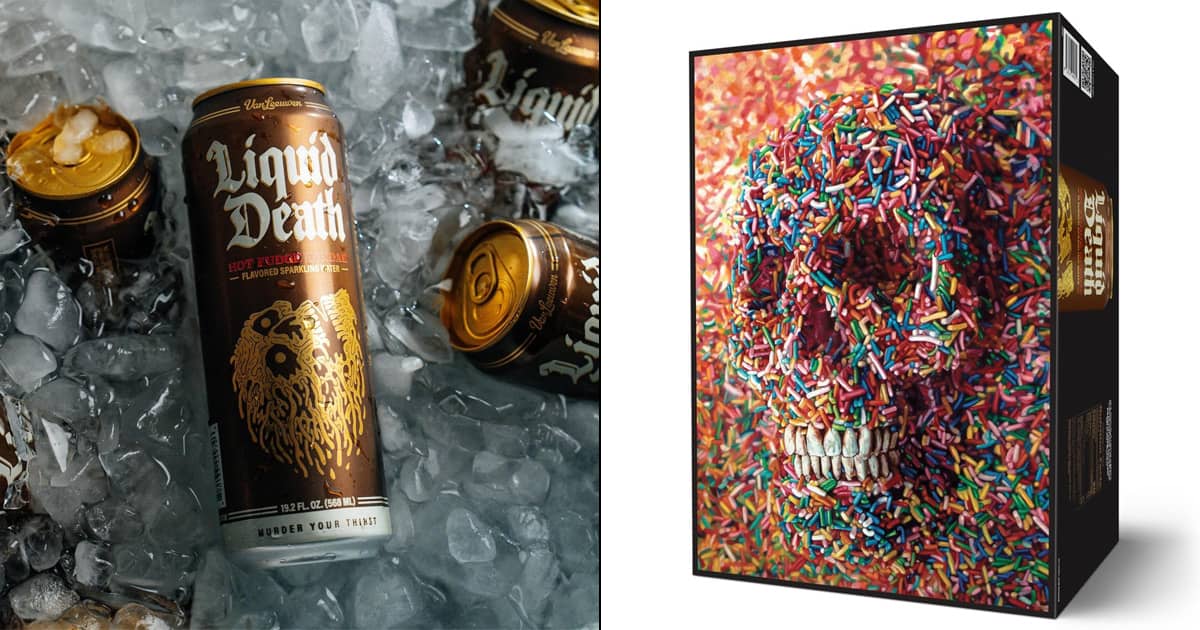 Liquid Death Hot Fudge Sundae Sparkling Water | The Green Head