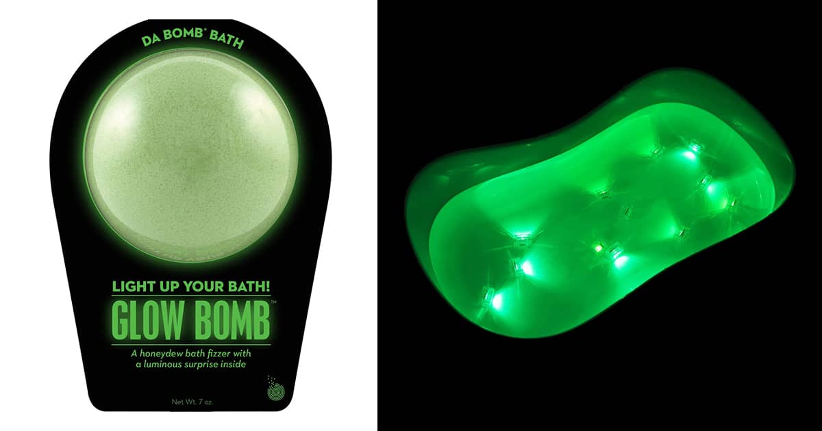 Luminous Green Glow Bath Bomb | The Green Head