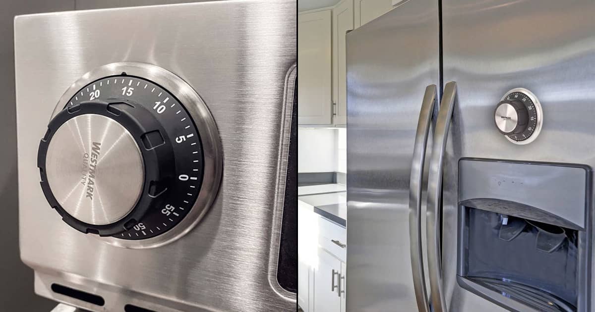 Magnetic Mechanical Kitchen Timer - Looks Like a Dial Combination Lock ...