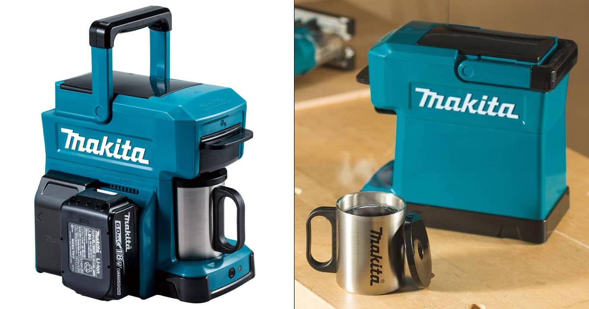 Makita Portable Cordless Coffee Maker | The Green Head