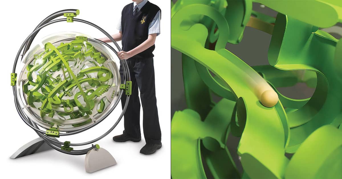 Massive 3D Labyrinth Orb | The Green Head