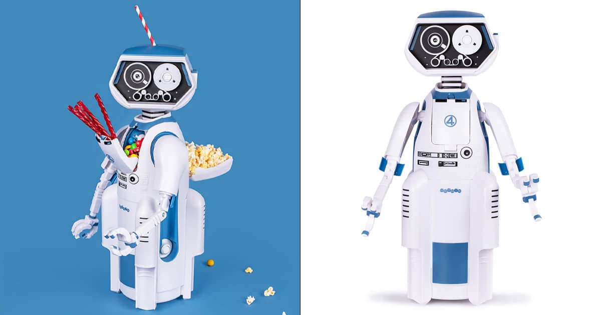 Massive H.E.R.B.I.E Robot - Popcorn Bucket with Snack and Drink Holder ...