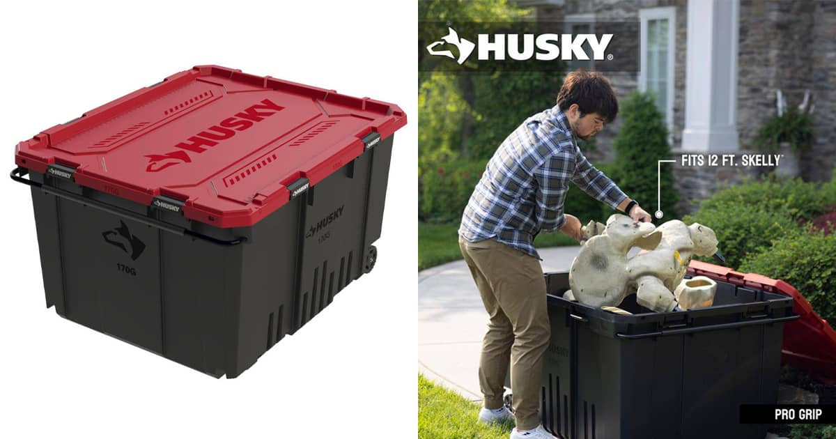 Massive 170-Gallon Husky Storage Bin - Holds a 12-Foot Skeleton! | The ...