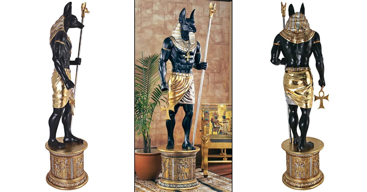 Massive Lifesize Egyptian Anubis Statue | The Green Head