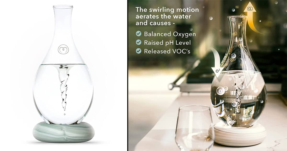 MAYU Swirl - Water Enhancing Vortex Pitcher | The Green Head