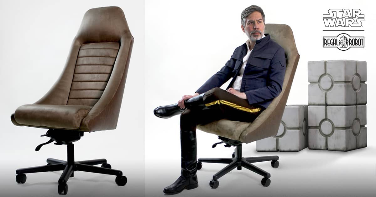 Millennium Falcon Cockpit Seat Rolling Office Chair | The Green Head