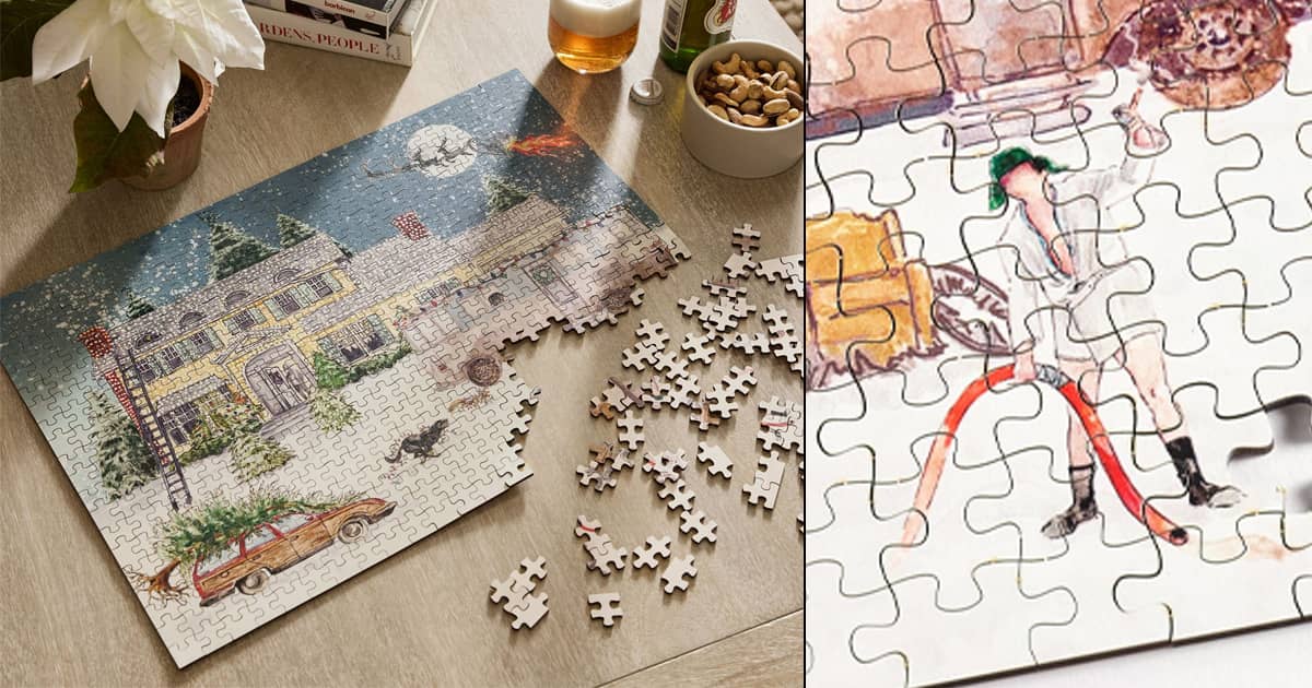 National Lampoon's Christmas Vacation Wooden Jigsaw Puzzle | The Green Head