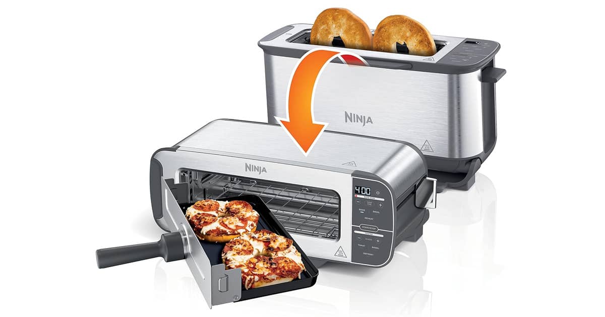 Ninja Foodi 2-in-1 Flip Toaster / Toaster Oven | The Green Head