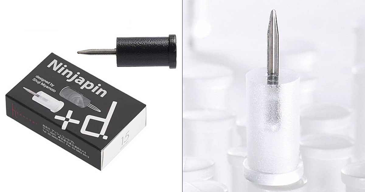 Ninja Pins - Stealthy Wall-Friendly Push Pins From Japan | The Green Head