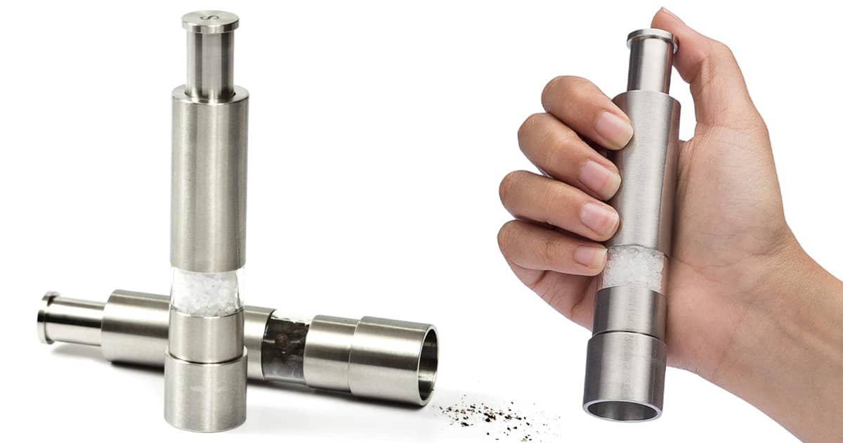 One-Handed Salt and Pepper Grinders | The Green Head